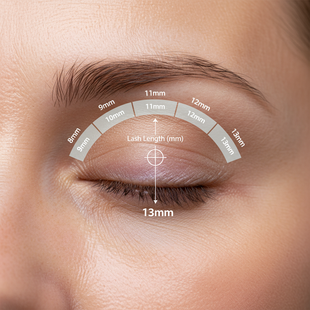 Graduated Length Mapping to Lift Mature Eyelids – SENSELASHES