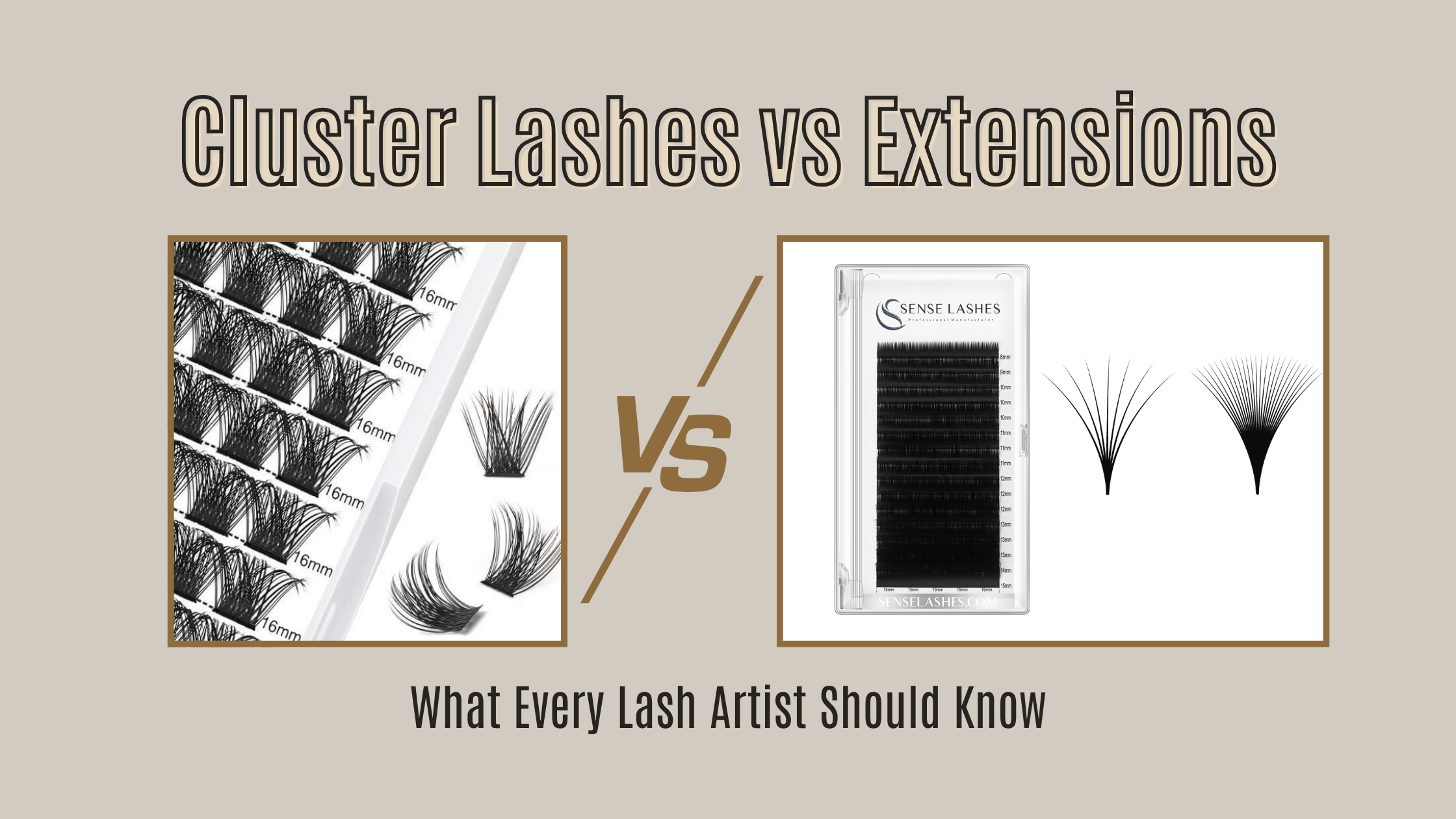 Cluster Lashes vs Extensions: What Every Lash Artist Should Know ...