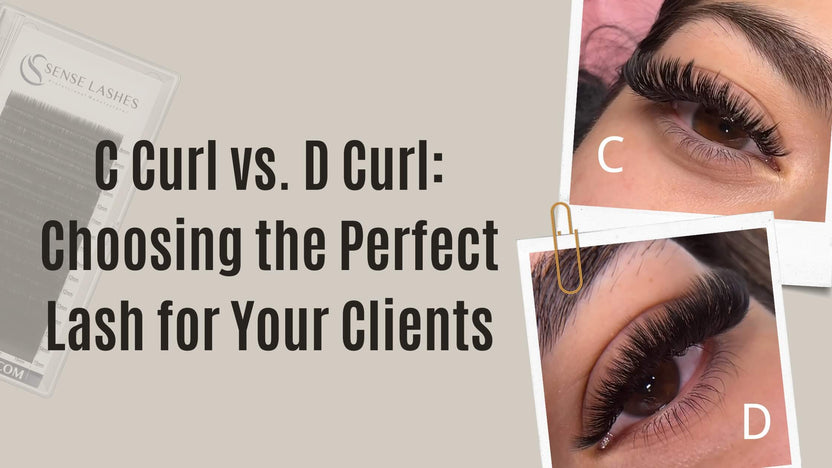 C Curl vs. D Curl: Choosing the Perfect Lash for Your Clients – SENSELASHES