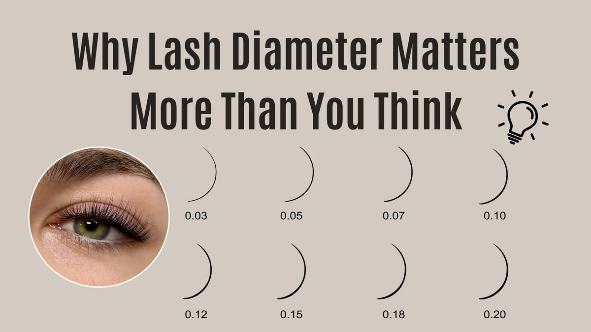 Lash Extension Diameter: The Complete Pro Guide to Safe Weights, Fan S ...