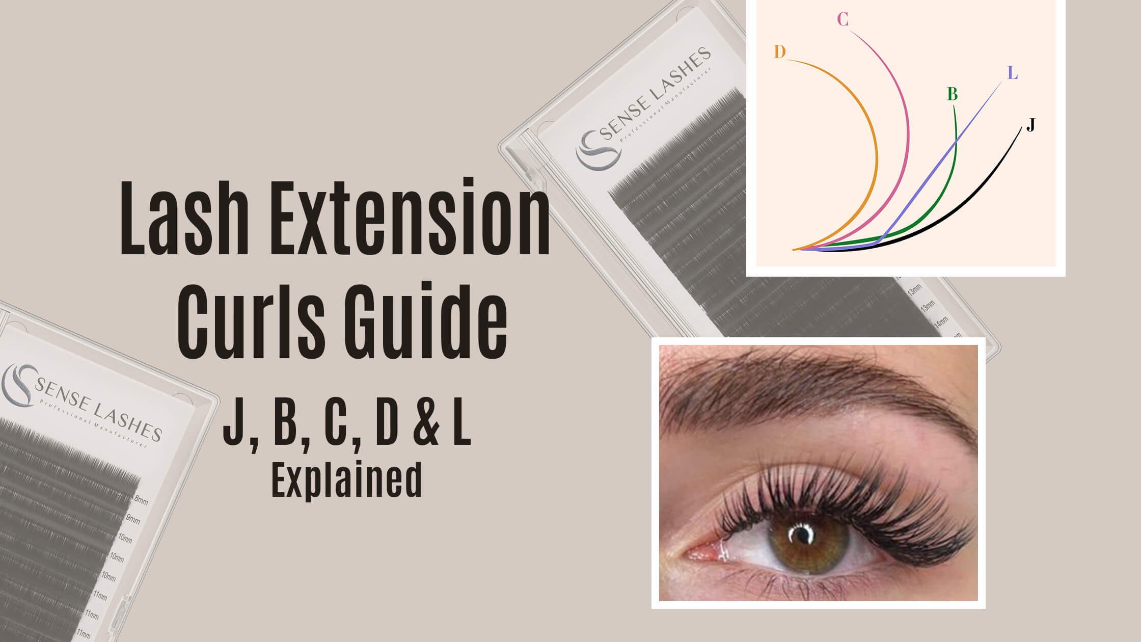 Lash Extension Curls Guide: Complete Types And Tips – SENSELASHES