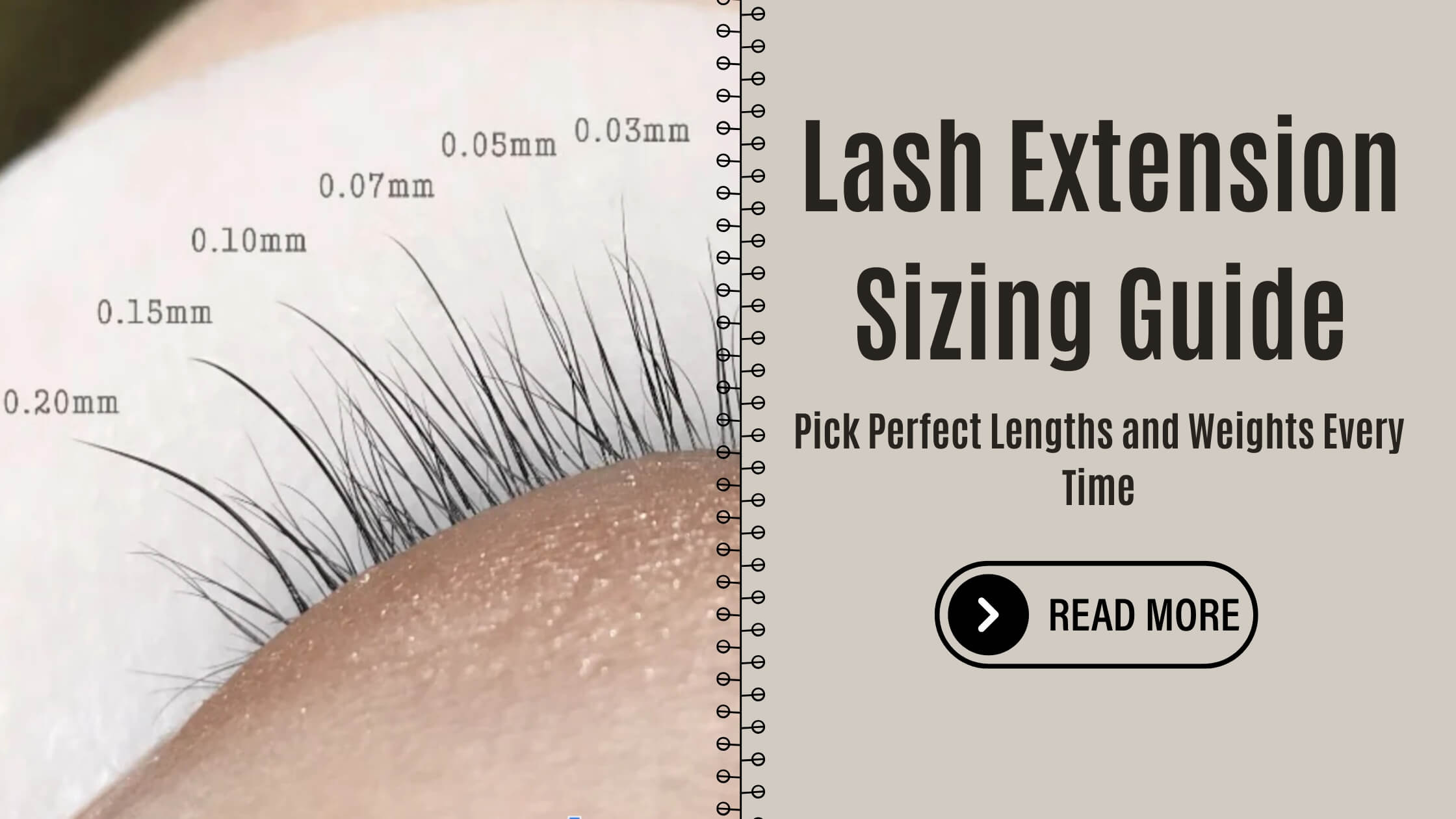 Lash Extension Sizing Guide: Pick Perfect Lengths and Weights Every Ti ...