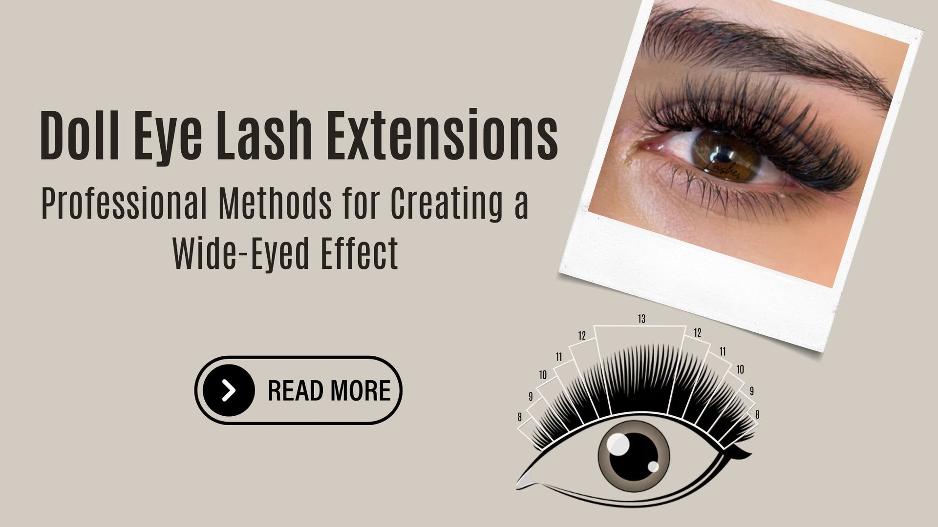 Doll Eye Lash Extensions: Professional Methods for Creating a Wide-Eye ...
