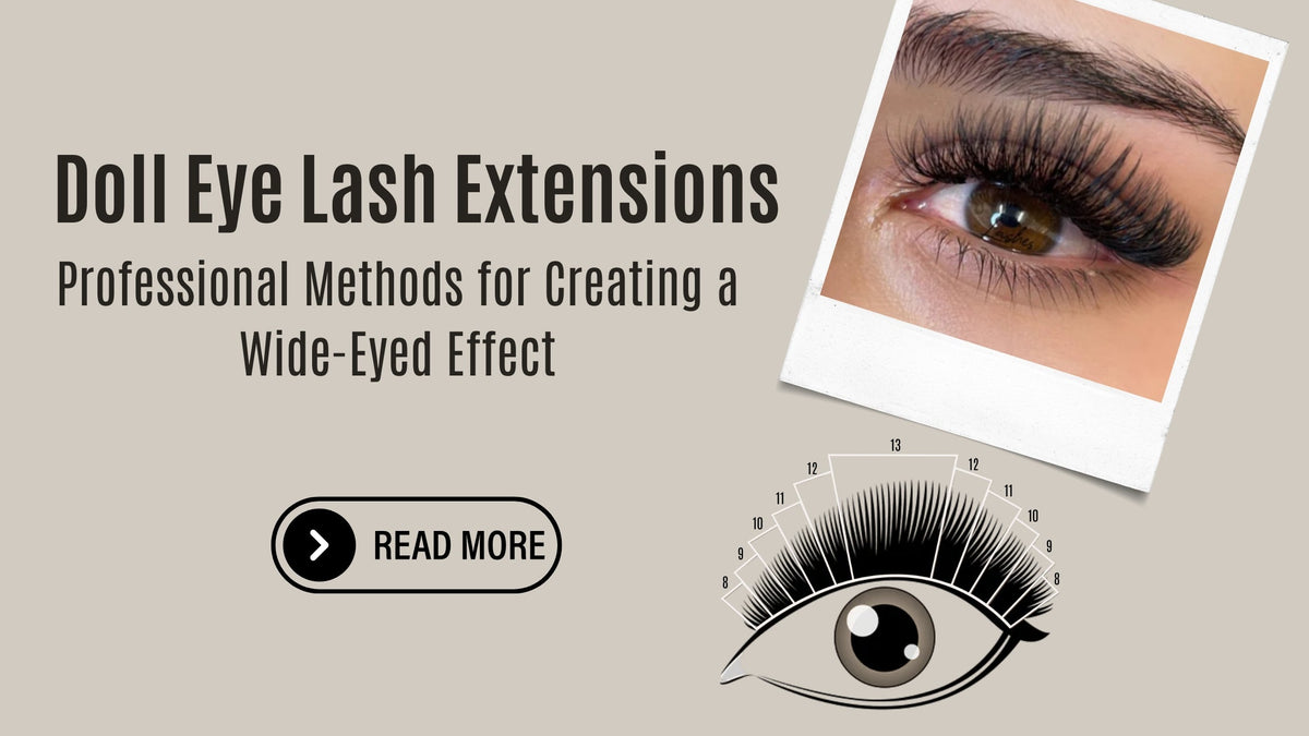 Doll Eye Lash Extensions: Professional Methods for Creating a Wide-Eye ...