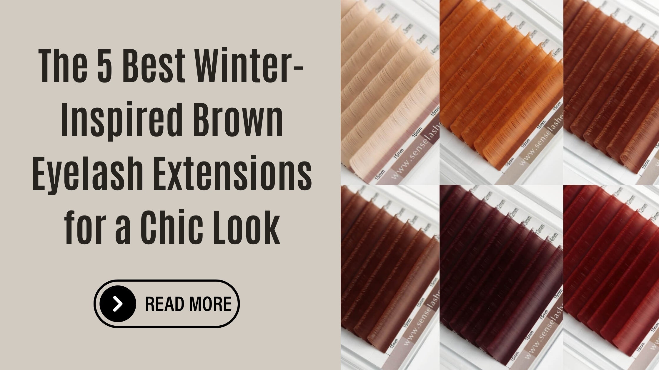 Winter Lash Trends: Your Guide to 5 Perfect Brown Lashes – SENSELASHES