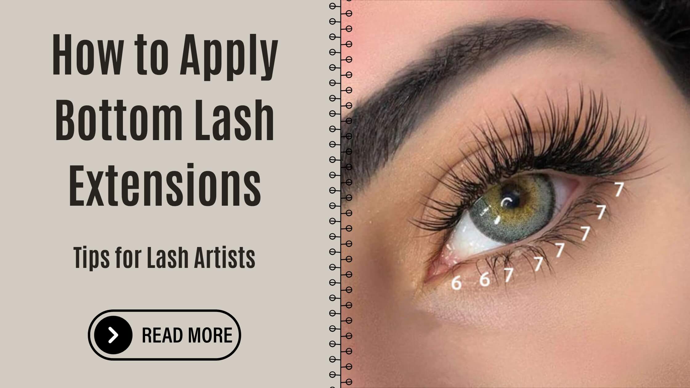 How to Apply Bottom Lash Extensions: Tips for Lash Artists – SENSELASHES