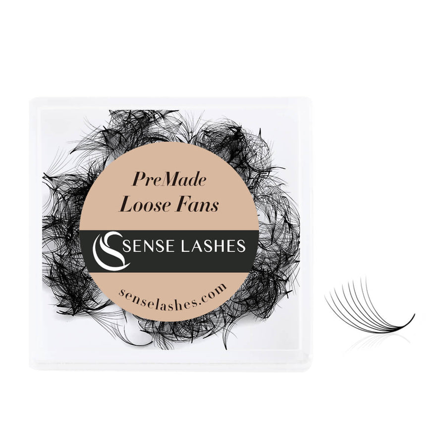Premade Volume Lash Fans 4D-20D | Pro Extensions – SENSELASHES