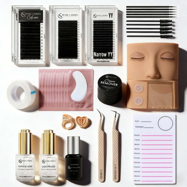 Lash Extension Practice Kit | Pro Training Essentials – SENSELASHES