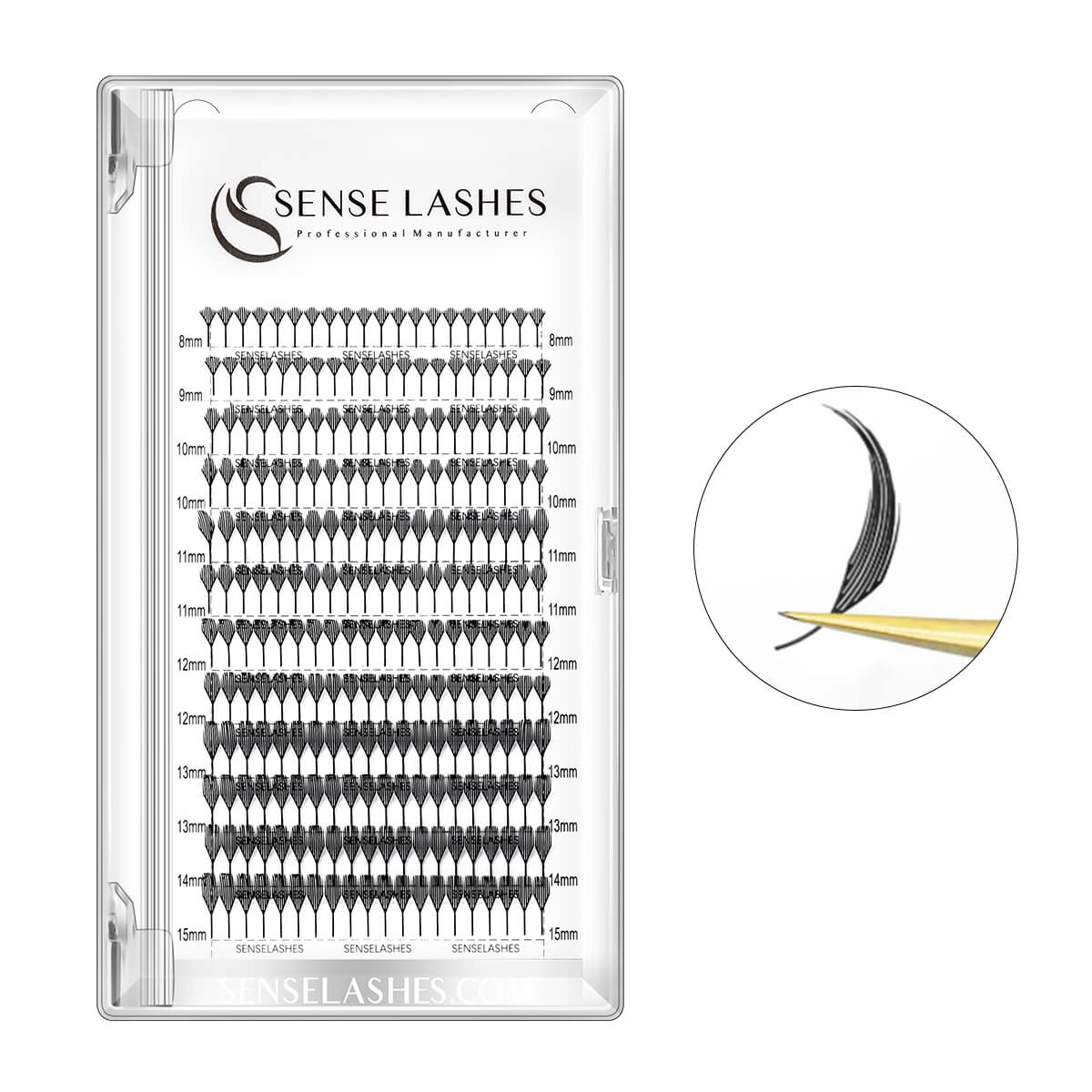 Anime Chunk Lashes | Pro Volume Extensions – SENSELASHES